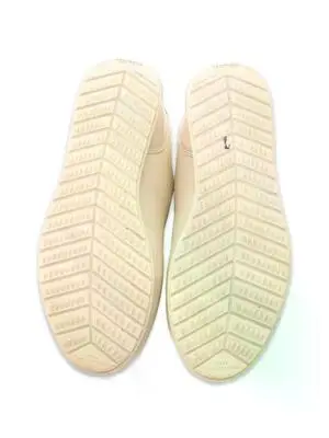LOUIS VUITTON Leather Logo Patch Sneakers - Neutrals