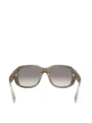 Brunello Cucinelli Geometric Frame Sunglasses