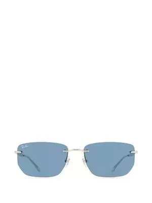 Ray-ban Rimless Rectangle Sunglasses - Silver