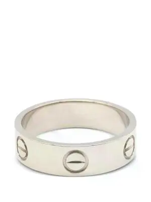 Cartier 18k White Gold Love Ring - Silver