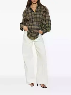 RÓHE Check-patterned Pocket Shirt