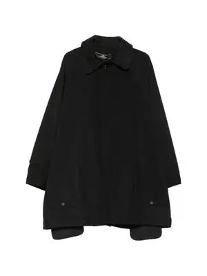HODAKOVA Panelled Trench Coat - Black