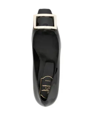 ROGER VIVIER Trompette Leather Pumps