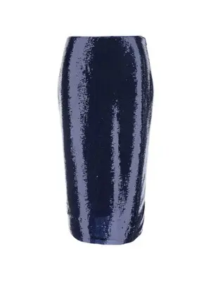 TOM FORD Sequined Embroidered Skirt - Blue
