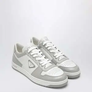 Prada Downtown Crystal Leather Sneakers - Multicolor