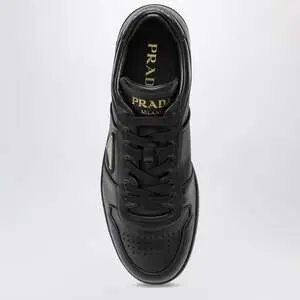 Prada Downtown Nappa Leather Sneakers - Black