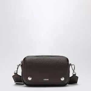 Loewe Pebble Grained Leather Crossbody Bag - Brown