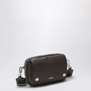 Loewe Pebble Grained Leather Crossbody Bag - Brown