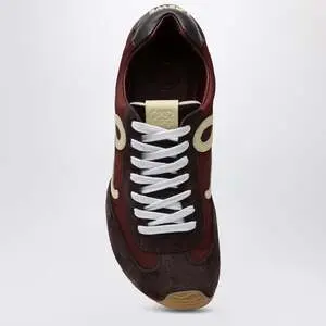 Loewe Ballet Runner 2.0 Sneakers In Nylon And Suede - Red