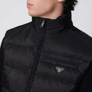 Prada Padded Vest In Re-nylon