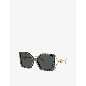 Versace Square Frame Sunglasses