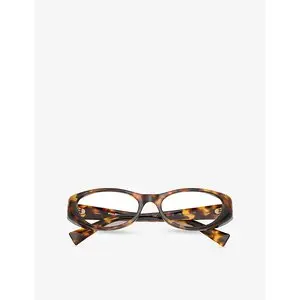 Miu Miu Oval-frame Acetate Eyeglasses