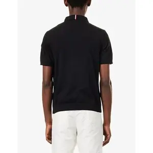 Moncler Logo-patch Short-sleeve Cotton Polo Shirt