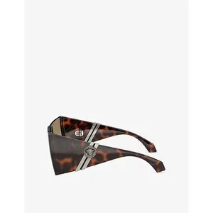 Versace Ve4515 Square-frame Acetate Sunglasses - Brown