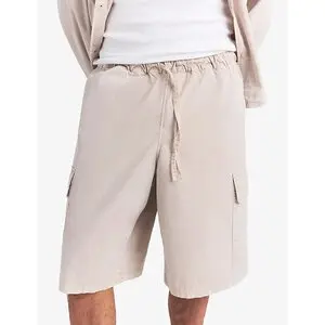 SKIMS Nylon Woven Cargo Shorts - Stone