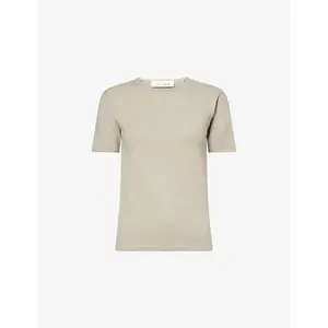 Fear Of God Slim-fit Classic Stretch-rib T-shirt - Seal