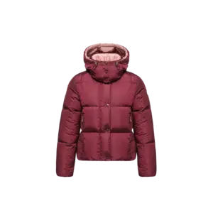 Moncler Castlenew Hooded Down Jacket - Red