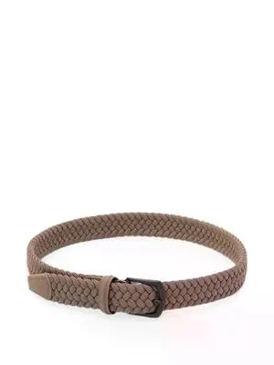 Anderson's Braided Leather-trim Belt