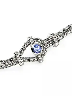 John Hardy Tanzanite And Diamond Bracelet