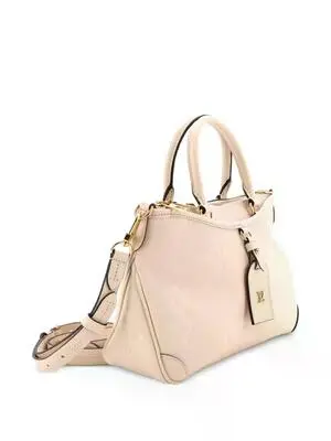 LOUIS VUITTON Trianon Handbag Monogram Empreinte Giant Pm Satchel - Neutrals