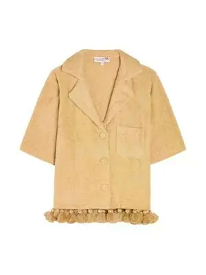 Cap D'antibes Cap D'Antibes Antonia Tassel-Trim Shirt Neutrals