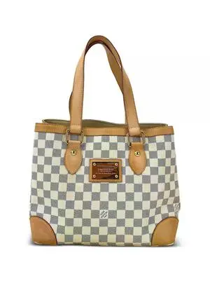LOUIS VUITTON Damier Azur Hampstead Pm Tote Bag - Neutrals