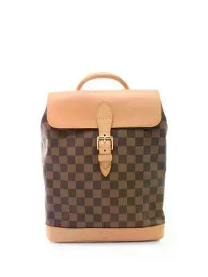 LOUIS VUITTON 1996 Arlequin Damier Ebene Backpack - Brown