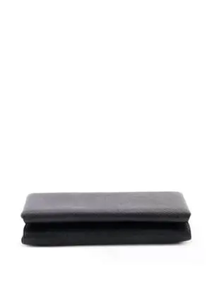 Hermès Calvi Duo Epsom Card Holder - Black