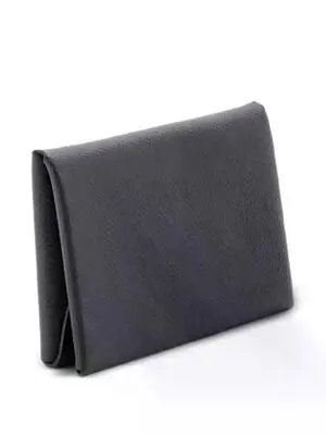 Hermès Calvi Duo Epsom Card Holder - Black