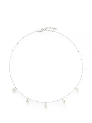 MISSOMA Baya Pearl-embellished Bead-chain Necklace - Silver