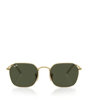 Ray-ban Jim Octagonal Frame Sunglasses - Gold