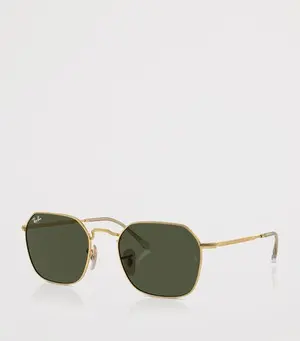 Ray-ban Jim Octagonal Frame Sunglasses - Gold