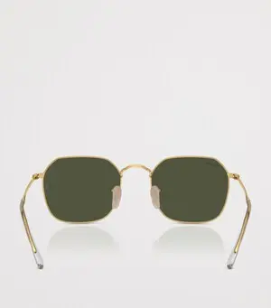 Ray-ban Jim Octagonal Frame Sunglasses - Gold