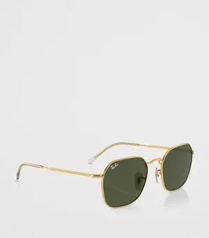 Ray-ban Jim Octagonal Frame Sunglasses - Gold