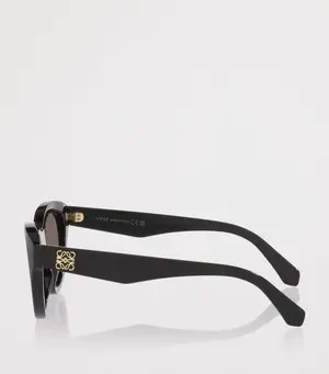 Loewe Mini Anagram Cat Eye Sunglasses - Black