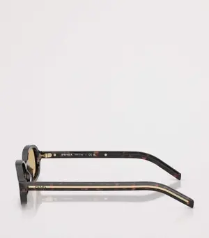 Prada Acetate Oval Sunglasses