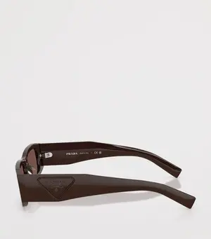 Prada Acetate Rectangle Sunglasses