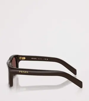 Prada Acetate Square Frame Sunglasses