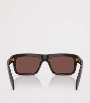 Prada Acetate Square Frame Sunglasses