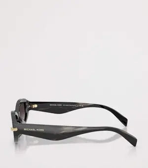Michael Kors Wilmington Oval Sunglasses - Black