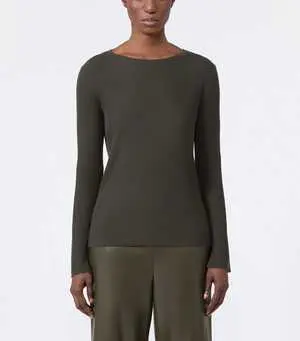 Max Mara Virgin Wool Rib-knit Sweater - Brown
