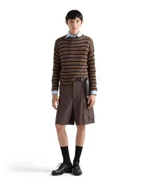Prada Shetland Wool Boat Neck Sweater