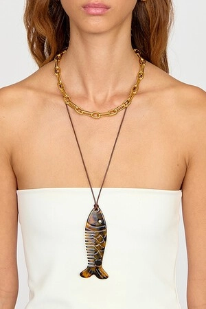 Éliou Trout Comb Necklace