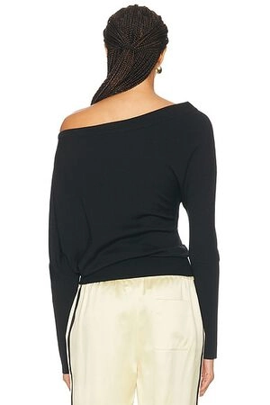 TOM FORD Wool Silk One Shoulder Top