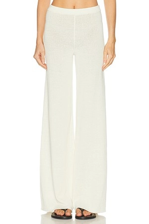 L'academie Lilyann Knit Pant - Cream