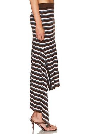 Monse Stripe Cascade Skirt