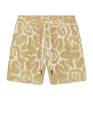 Oas Porto Textured Shorts - Beige