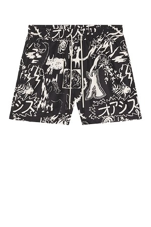 Oas Gensou Swim Shorts - Black