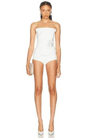 Ila Corset Top With Sequin Embellishments