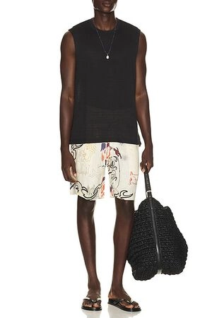 Oas Nicola Linen Shorts - Light Multi